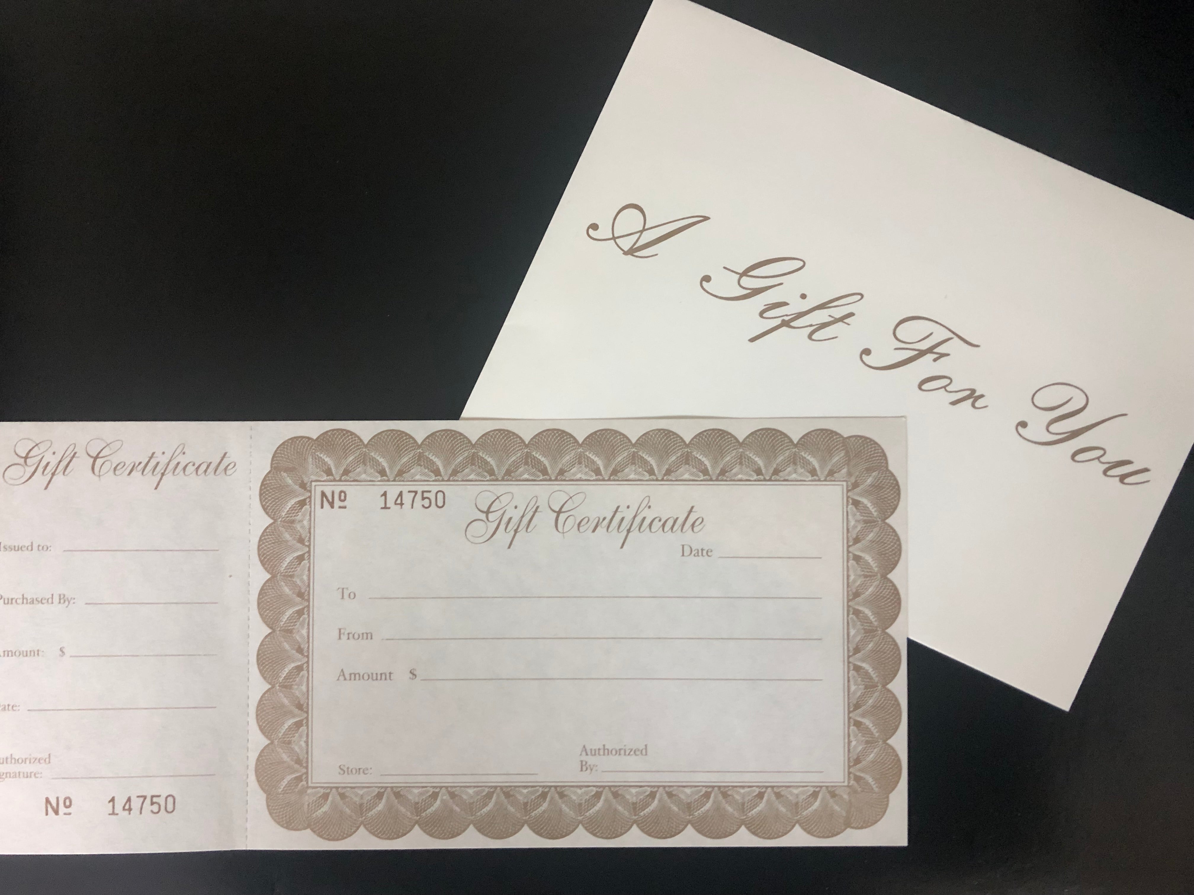 Fitting Room Gift Certificate – The Fitting Room